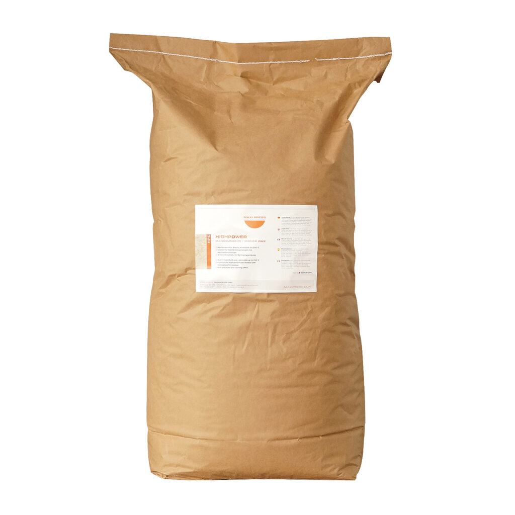 IRONER WAX, HIGH POWER 25KG BAG UP TO 210°C (410°F) - MAXI-PRESS ...