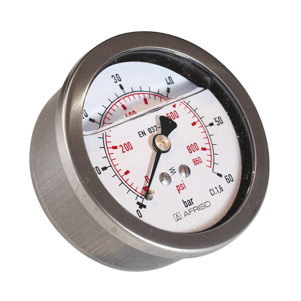 MANOMETER, 0-60BAR (LP) - MAXI-PRESS Elastomeric, Inc