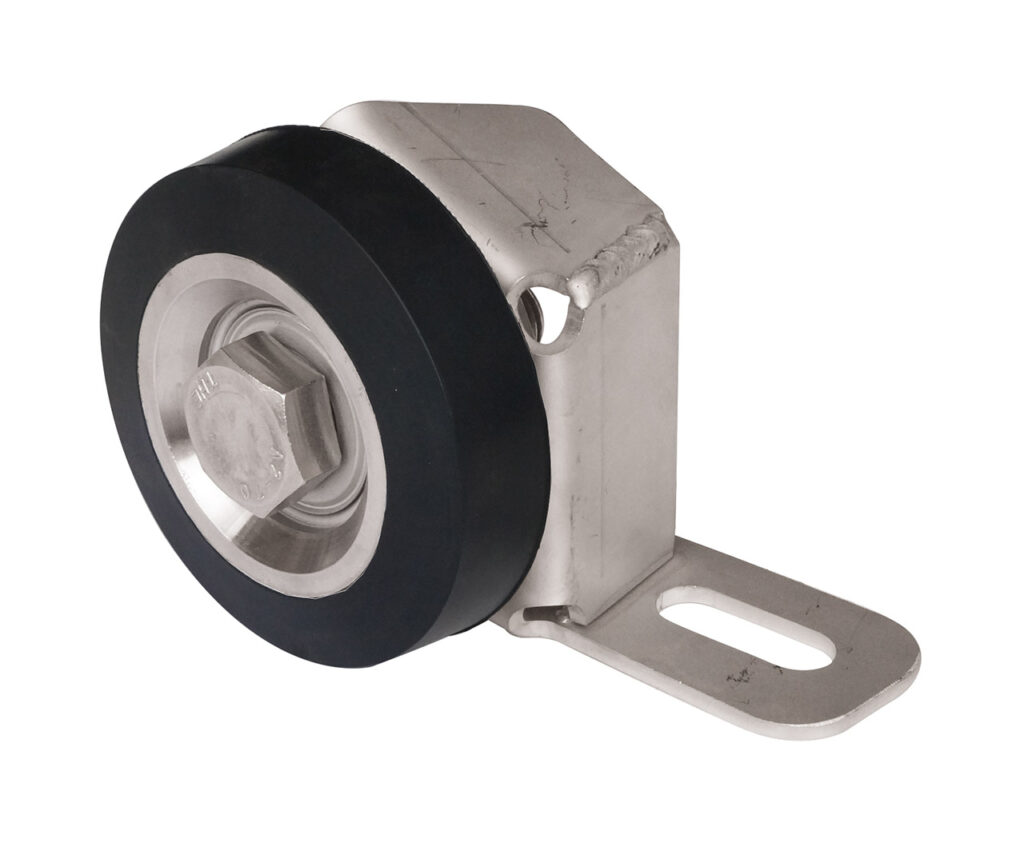 GUIDE, ROLLER RIGHT W/ BRACKET - MAXI-PRESS Elastomeric, Inc